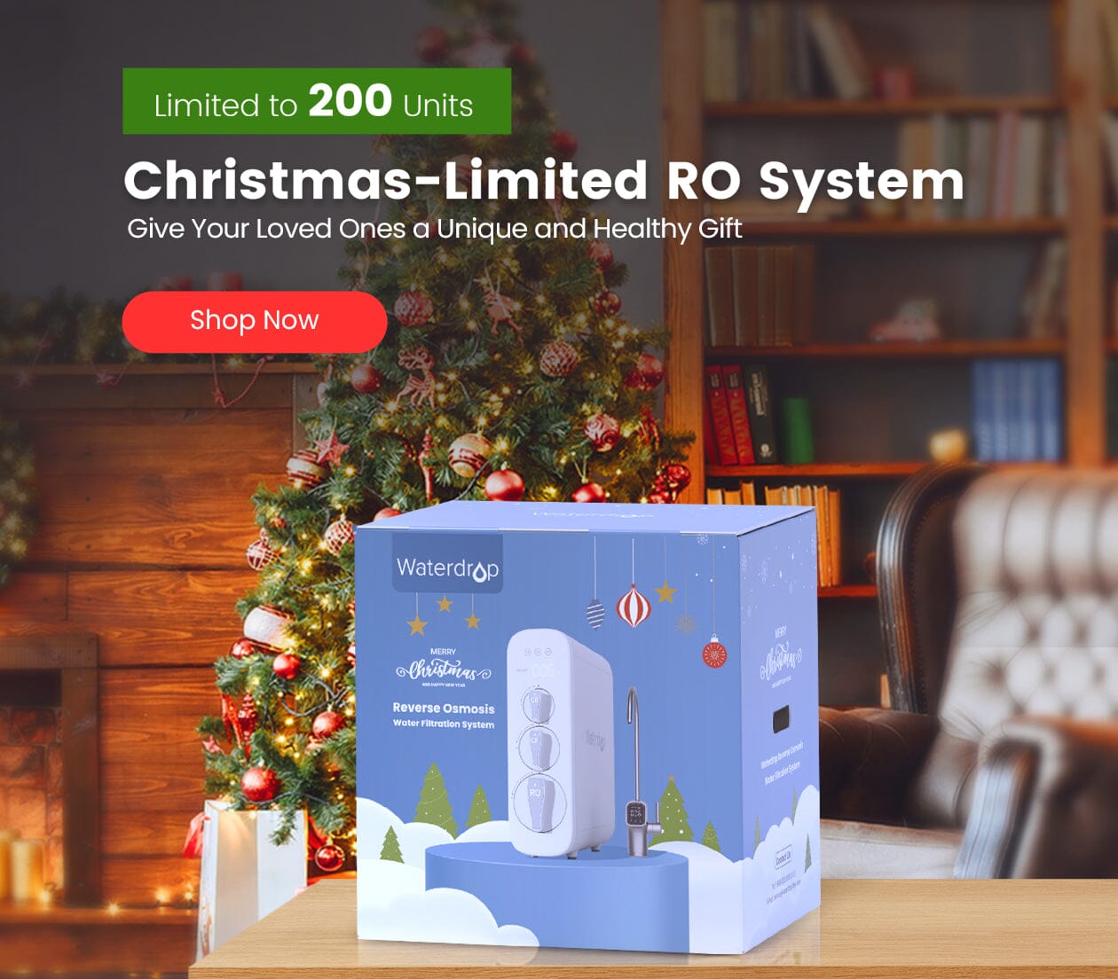 Waterdrop Christmas Limited Reverse Osmosis System - Up to $240 Off ...