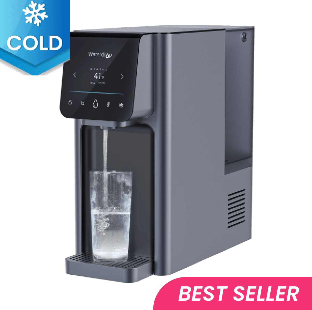 Waterdrop Instant Hot and Cold Water Dispenser Filter, RO System