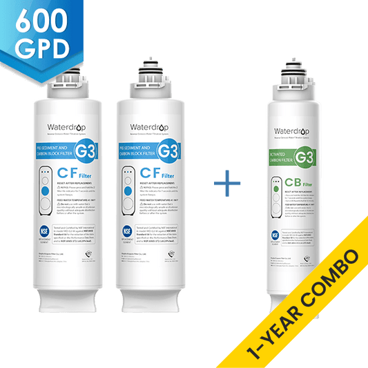 Waterdrop G3P600 RO System Replacement Filters Set
