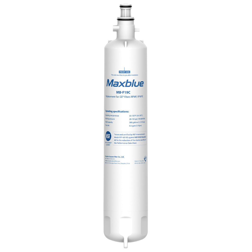Maxblue Replacement for GE® RPWFE Refrigerator Water Filter (with CHIP)