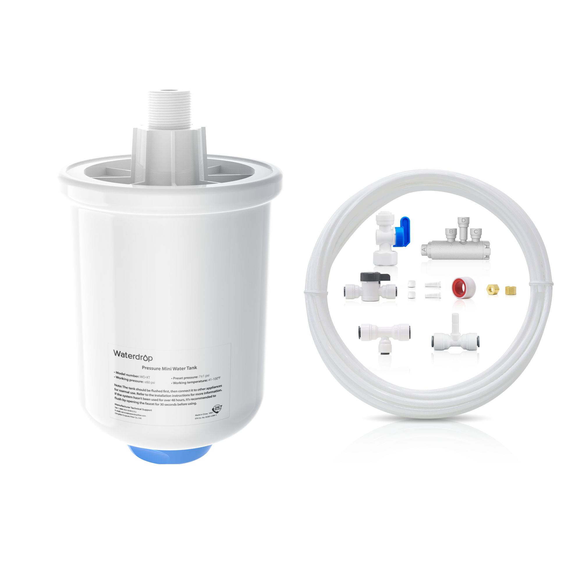 Waterdrop Water Pressure Tank for X Series RO System