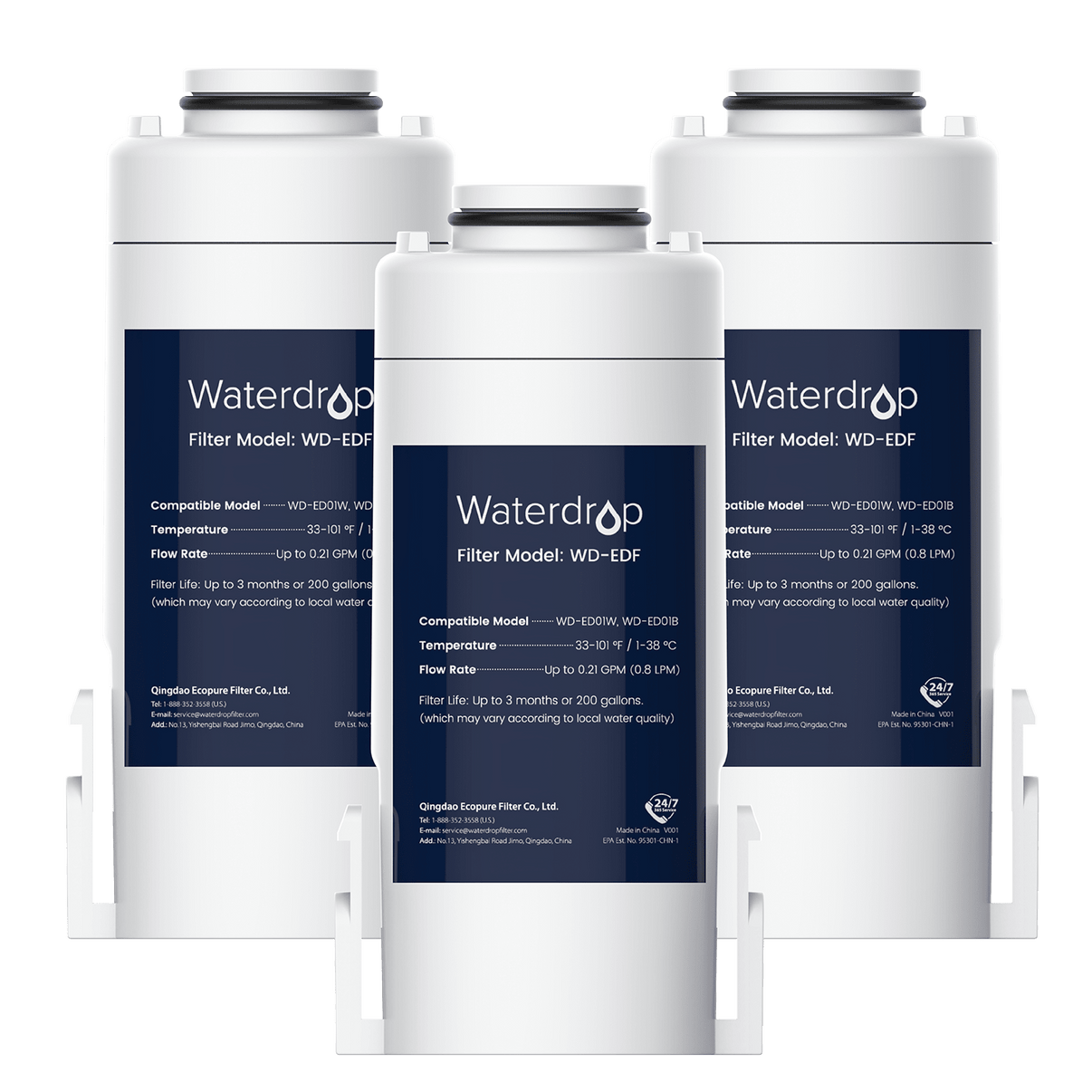 Waterdrop ED01 Replacement Filter WD-EDF|200-gallon Filtration Capacity