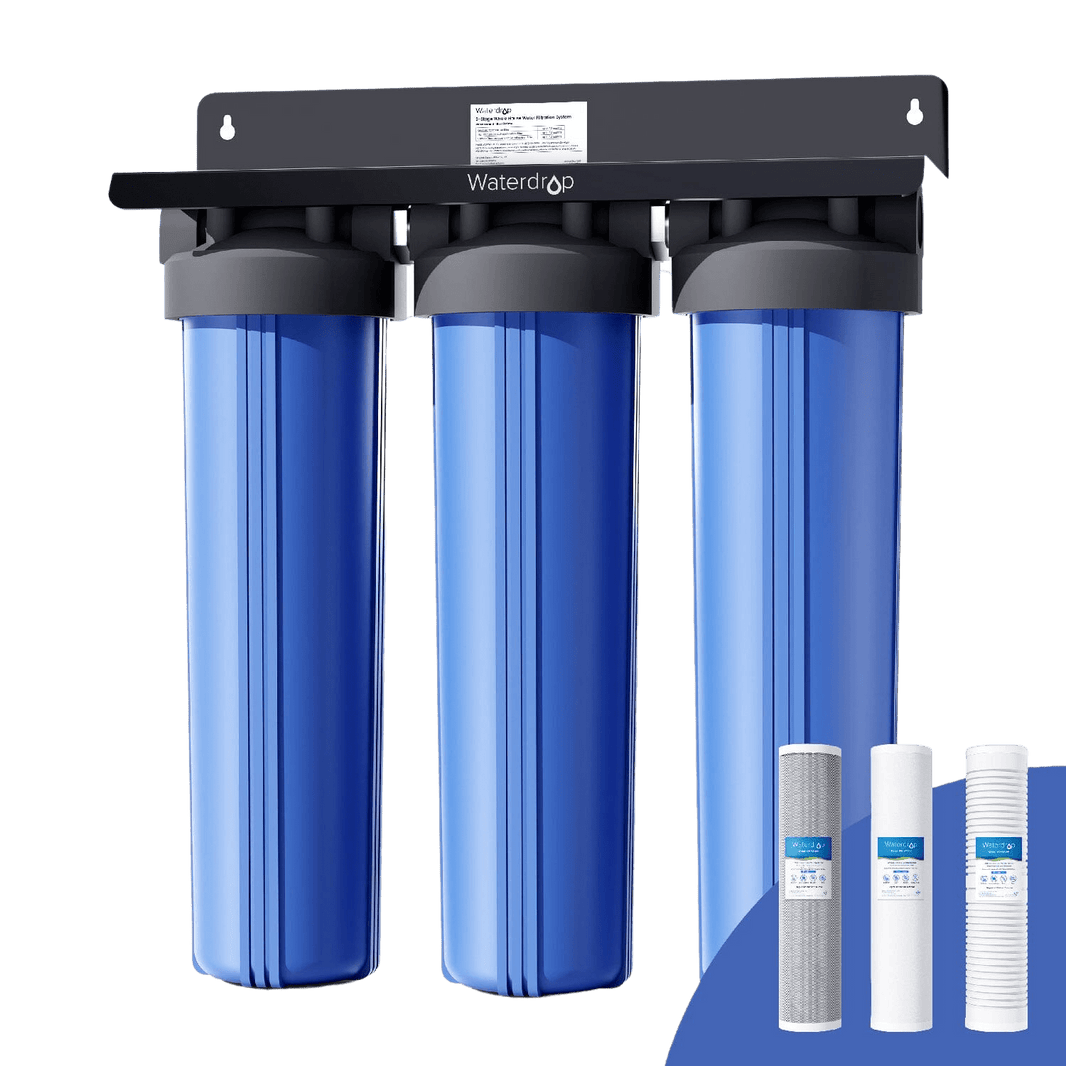 Waterdrop 3-Stage Whole House Water Filter System WHF3T-PG