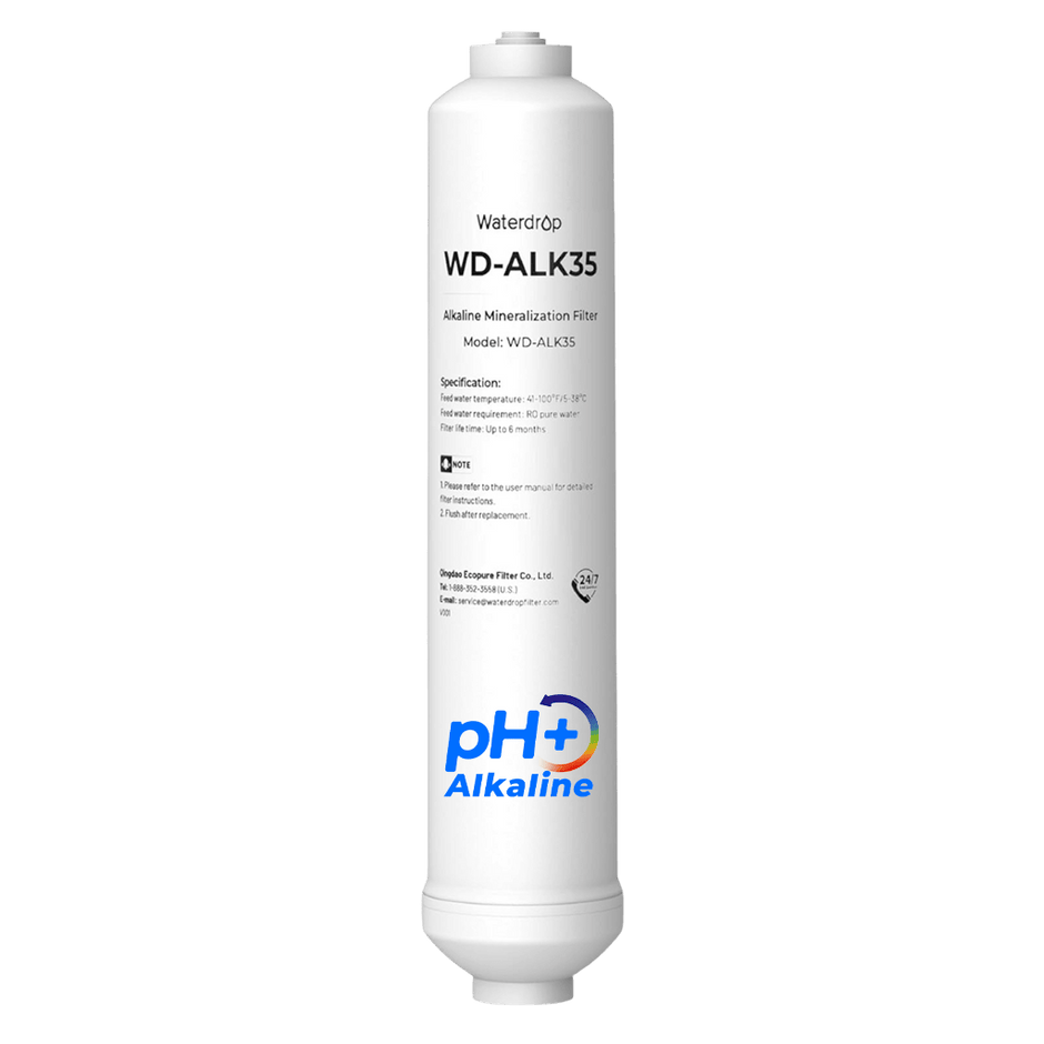 Waterdrop ALK35 Alkaline Filter for Undersink Reverse Osmosis Systems