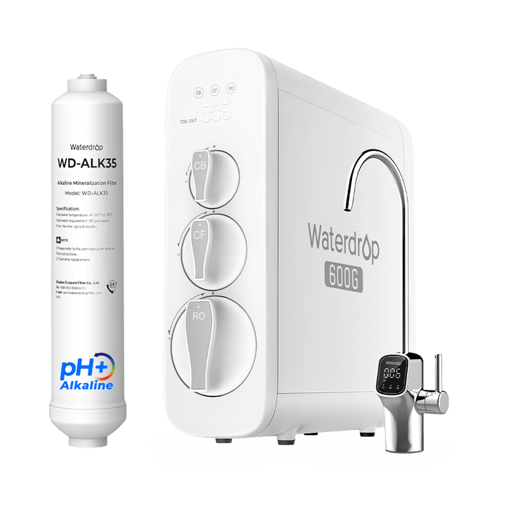 Waterdrop G3P600 Alkaline Water Filter | Advanced RO System