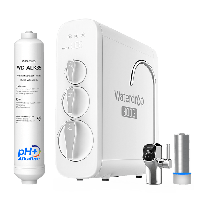 Waterdrop G3P800 Alkaline Water Filter System | Pure, Healthy Water