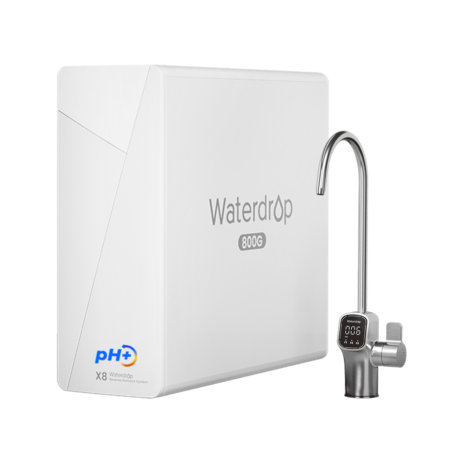 Waterdrop X8 Alkaline RO System | 800 GPD Tankless Filter
